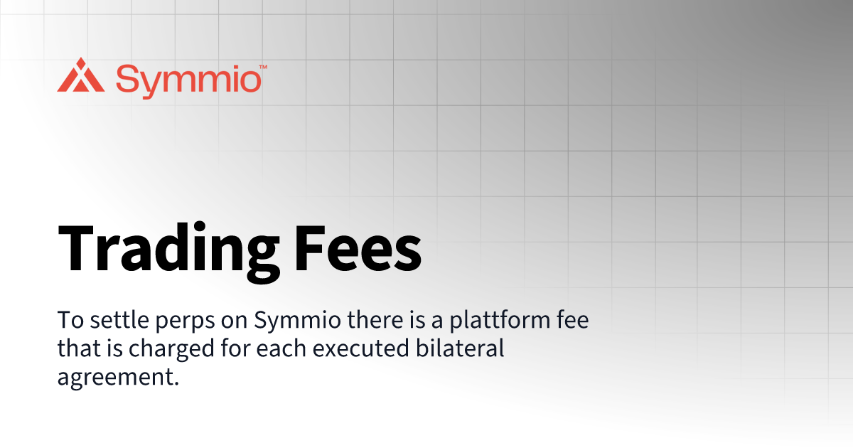Trading Fees | SYMMIO Protocol Gitbook
