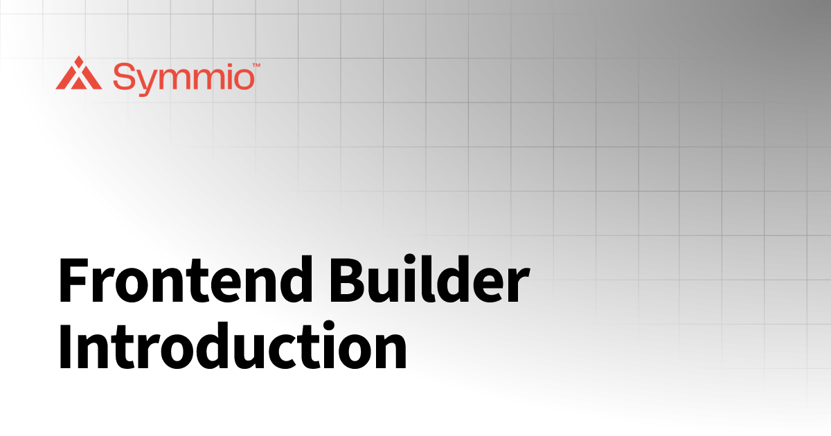 Frontend Builder Introduction Symmio Protocol Gitbook 3772